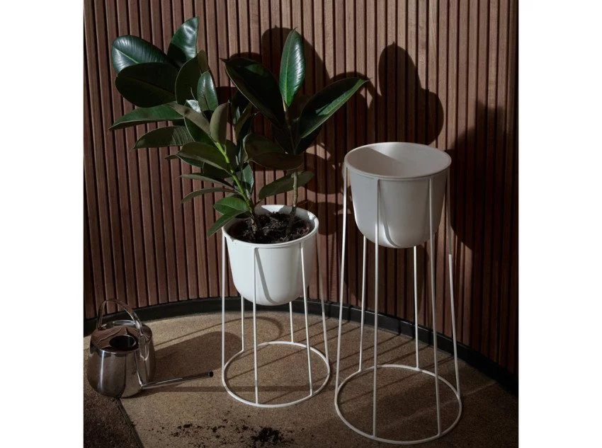 Кашпо для квітів Wire pot, Ø23, біле купити в інтернет-магазині ...