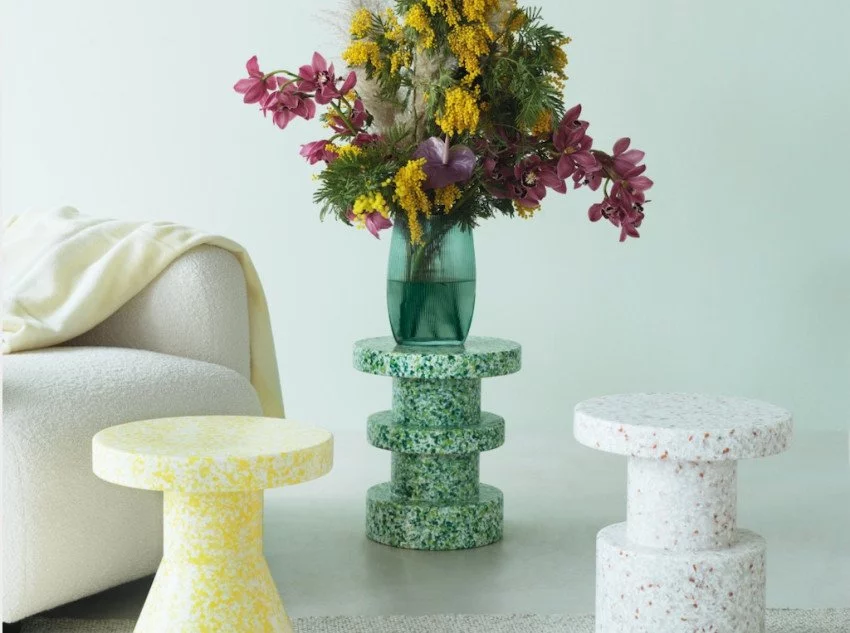 Кавовий столик Bit stool cone, синій купити в інтернет-магазині дизайнерських меблів | Svetoria