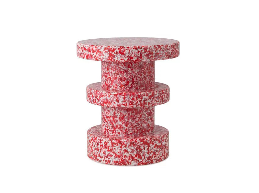 Кавовий столик Bit stool stack, червоний купити в інтернет-магазині дизайнерських меблів | Svetoria