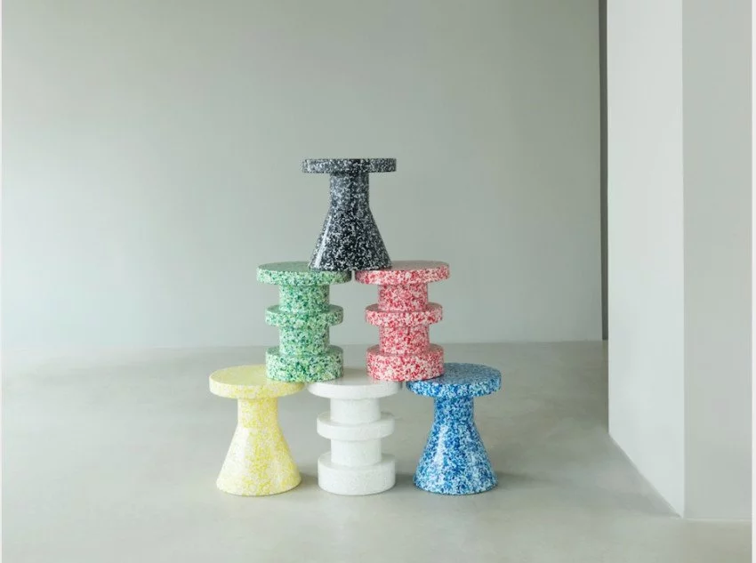 Кавовий столик Bit stool stack, червоний купити в інтернет-магазині дизайнерських меблів | Svetoria